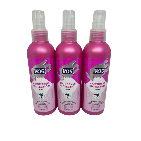 VO5 Hairdryer Protection Mist 200ml x 3 – chockablocked